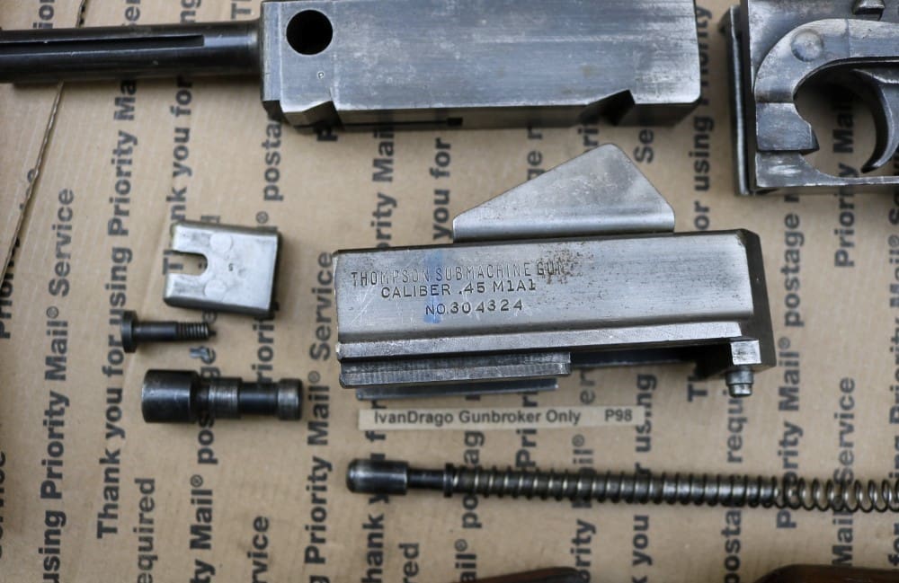 Thompson M1A1 SMG Parts Kit M1 Original Barrel | Tommy Gun