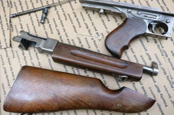 Thompson M1A1 SMG Parts Kit M1 Original Barrel | Tommy Gun